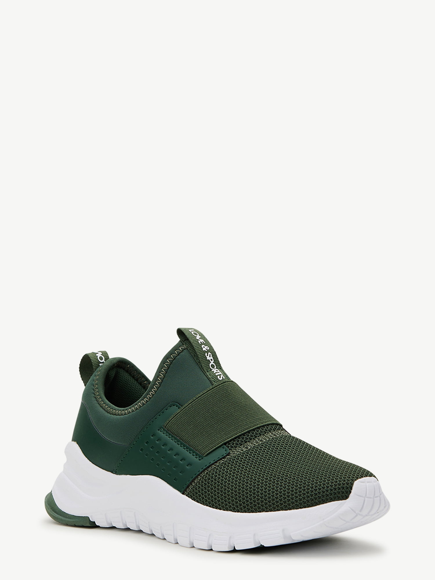 Love & Sports Women’s Slip-On Colorblocked Athletic Sneakers - Walmart.com
