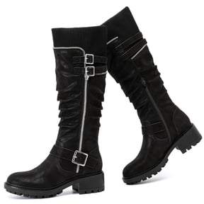Volatile Boot Camp Women’s Knee High Combat Boots - Lace Up Boots for ...