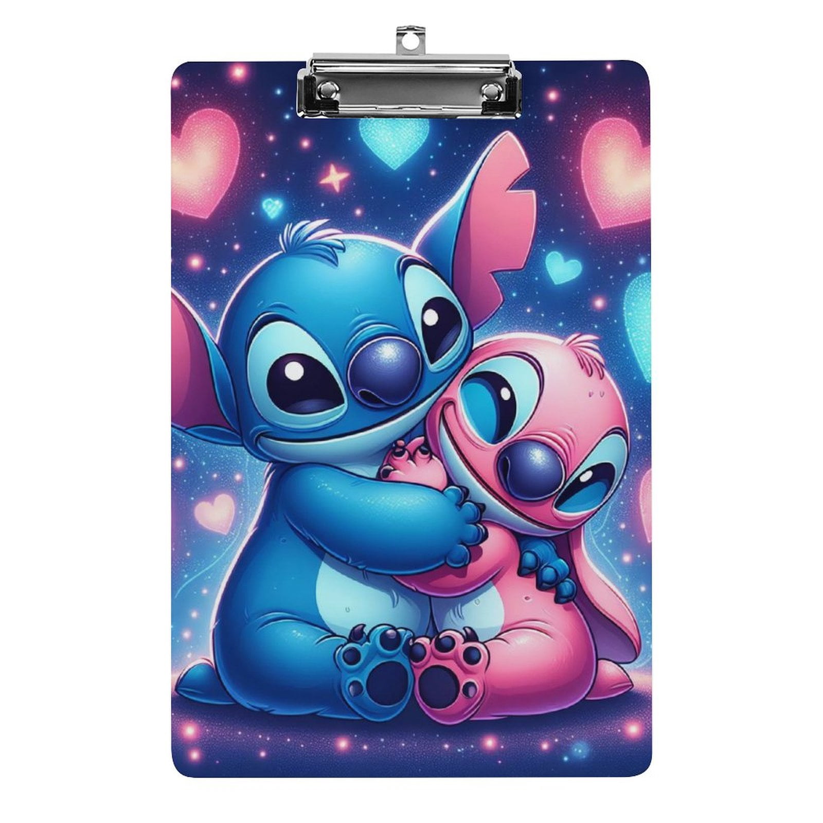 Love Stitch And Angel 3 Acrylic Clipboard A4 Size, Standard Letter Clip ...