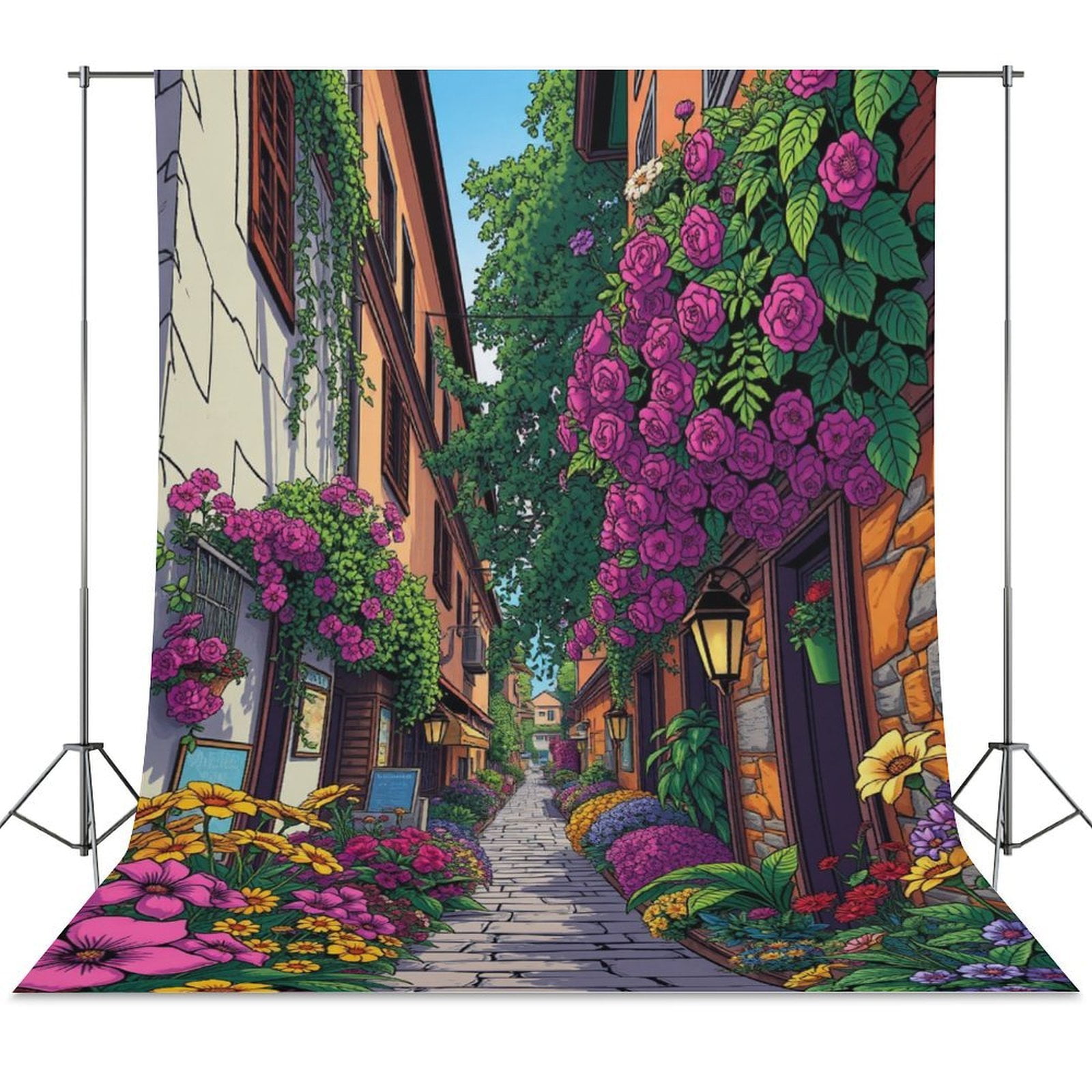 Love Street Party Backdrop Birthday Decoration Backgrounds for ...