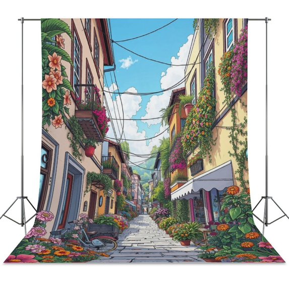Love Street Party Backdrop Birthday Decoration Backgrounds for ...