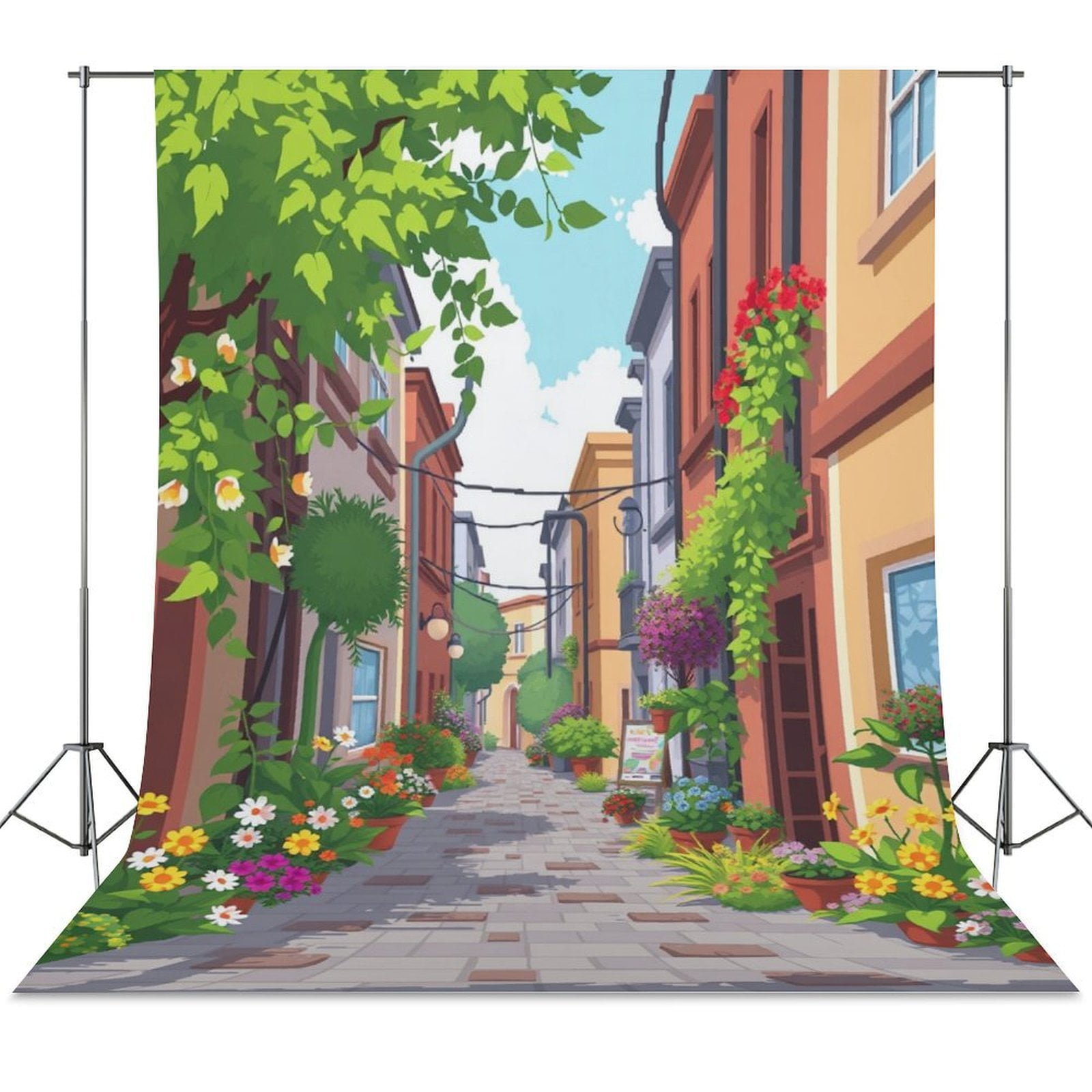 Love Street Party Backdrop Birthday Decoration Backgrounds for ...