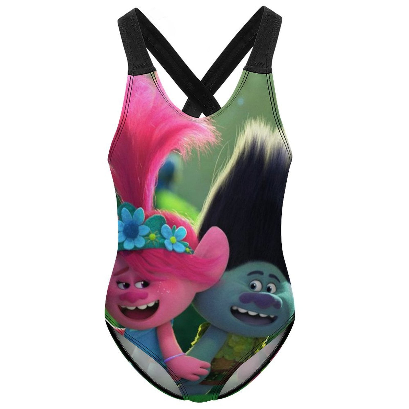 Love Trolls World Tour Children's One-piece Swimsuit Summer Girl's ...