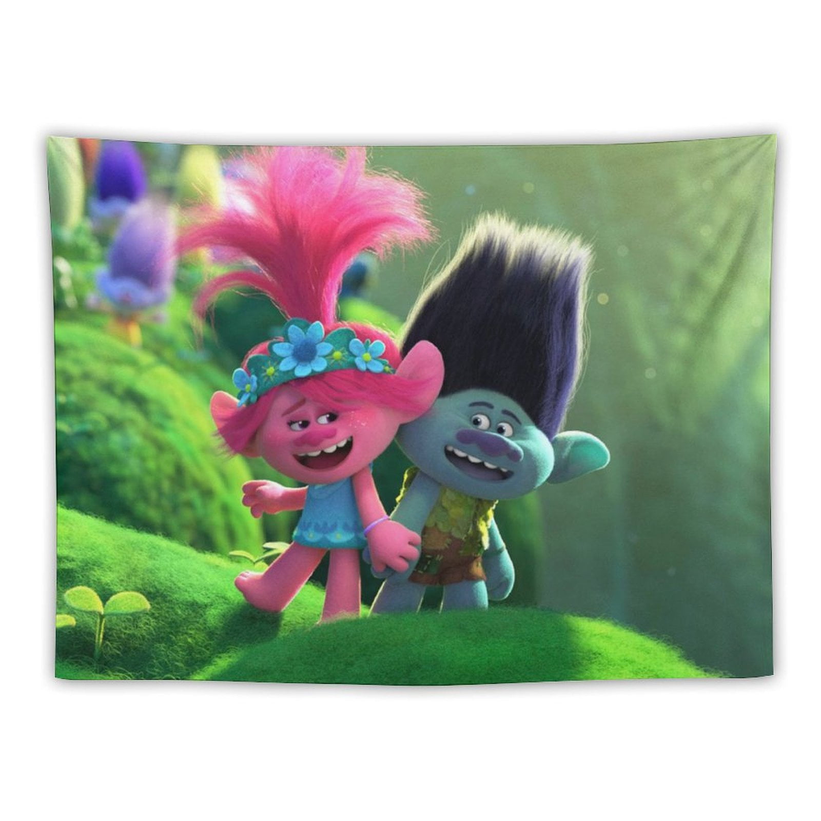 Love Trolls World Tour Tapestry Luxury Wall Hanging Tapestries Decor ...