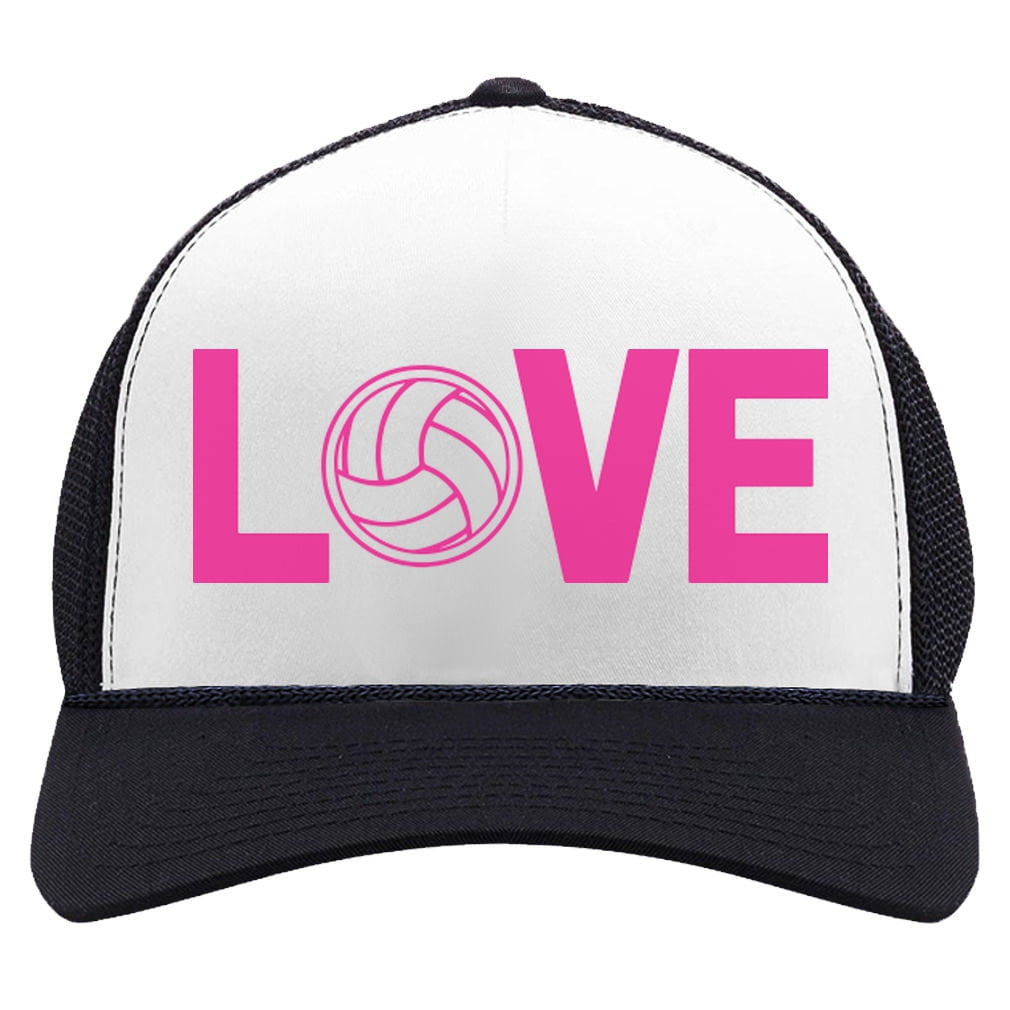 Love Volleyball - Perfect Gift for Volleyball Fans / Player Trucker Hat ...