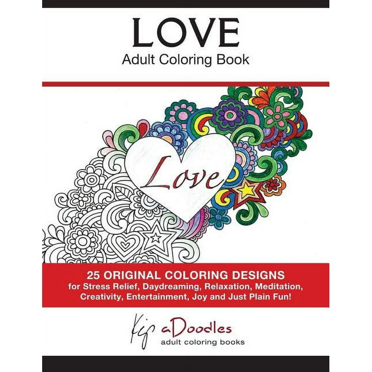 stress relieving patterns coloring book