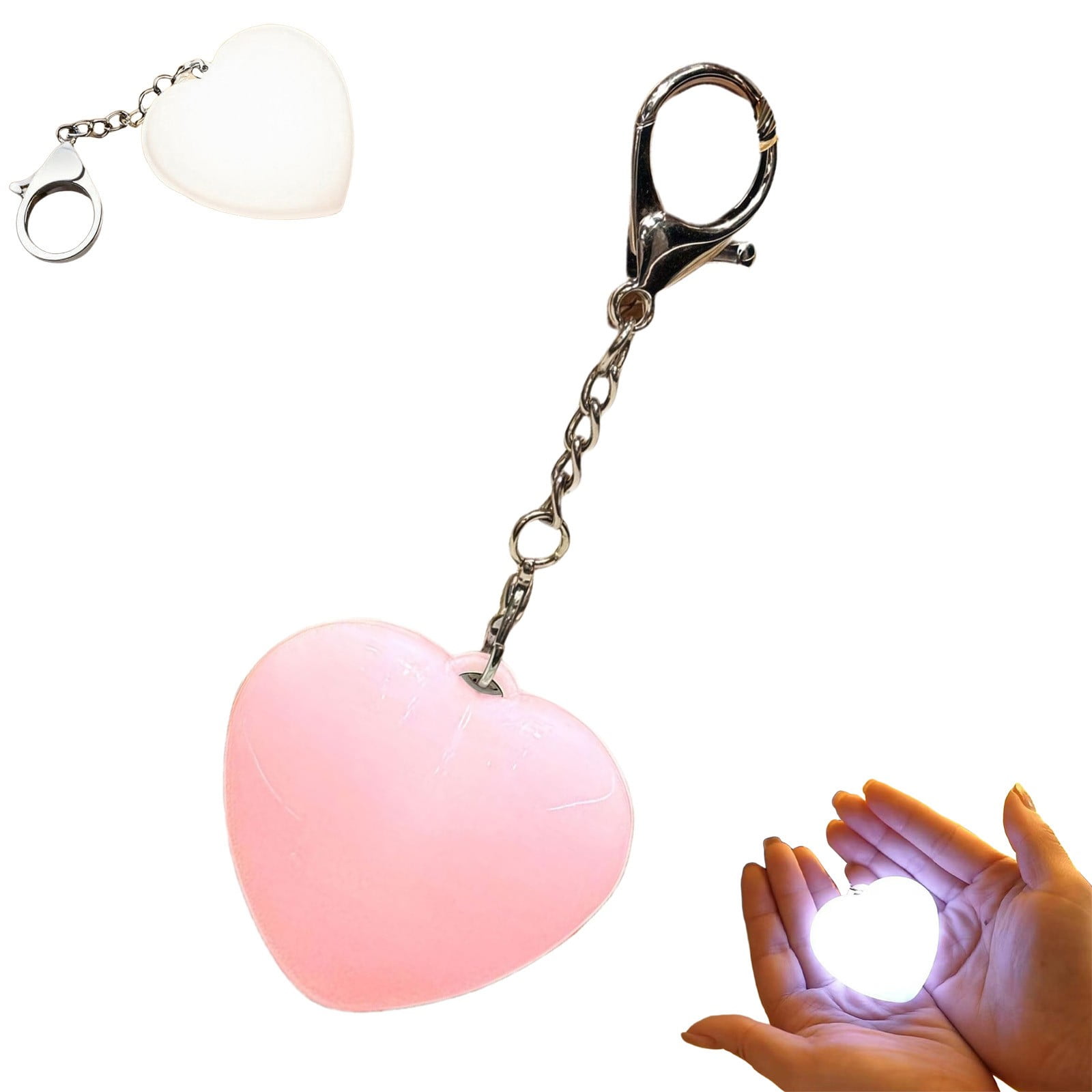 Love Wallet Bag Sensing Light Heart Shaped Handbag LED Light for Purse ...