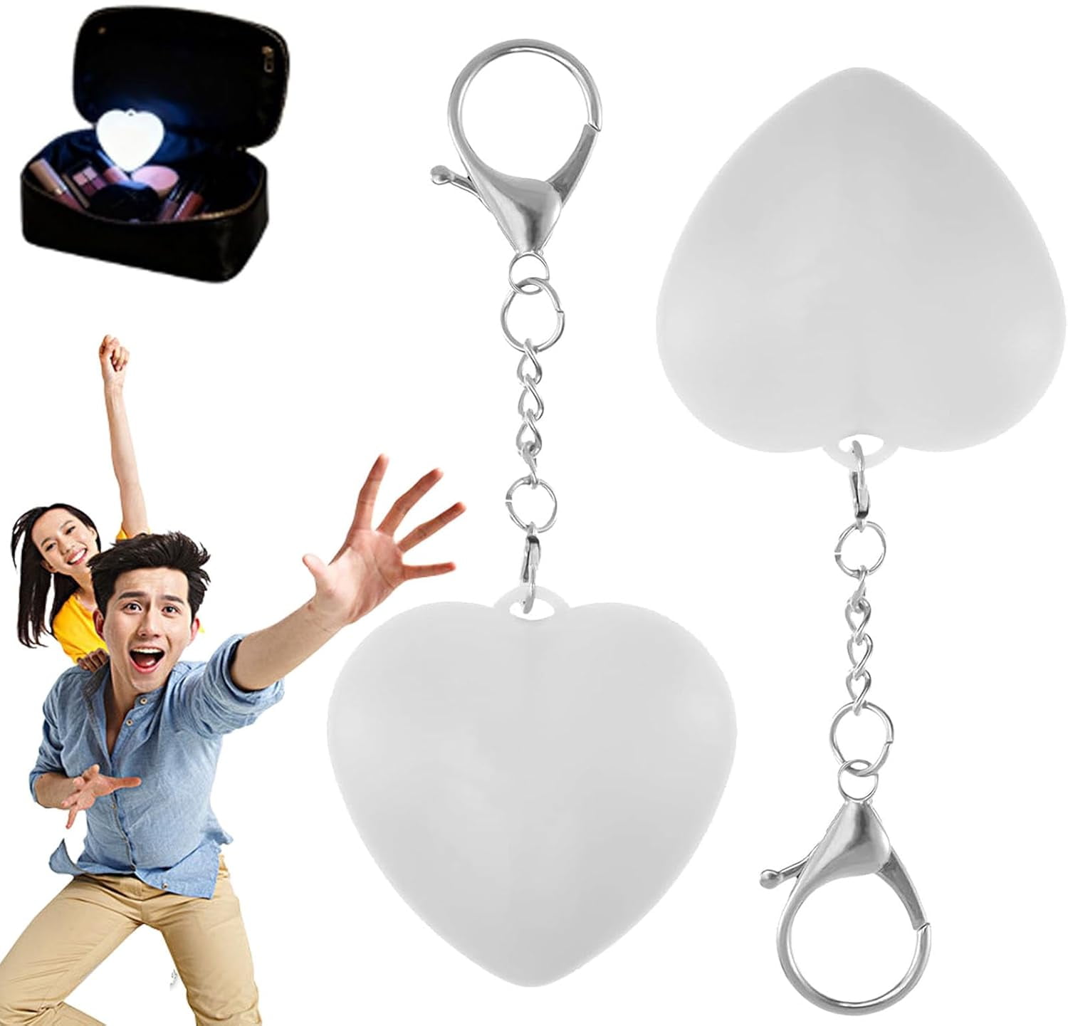 Love Wallet Tote Bag Touch Sensing Light | Heart Bag Lamp with Motion ...