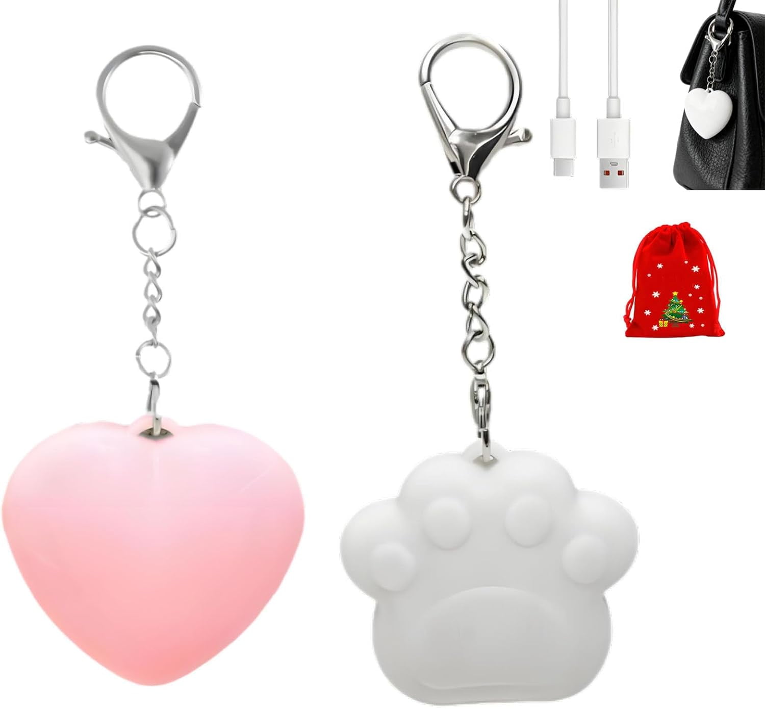 Love Wallet Tote Bag Touch Sensing Light, Stunning Mini Touch Handbag ...