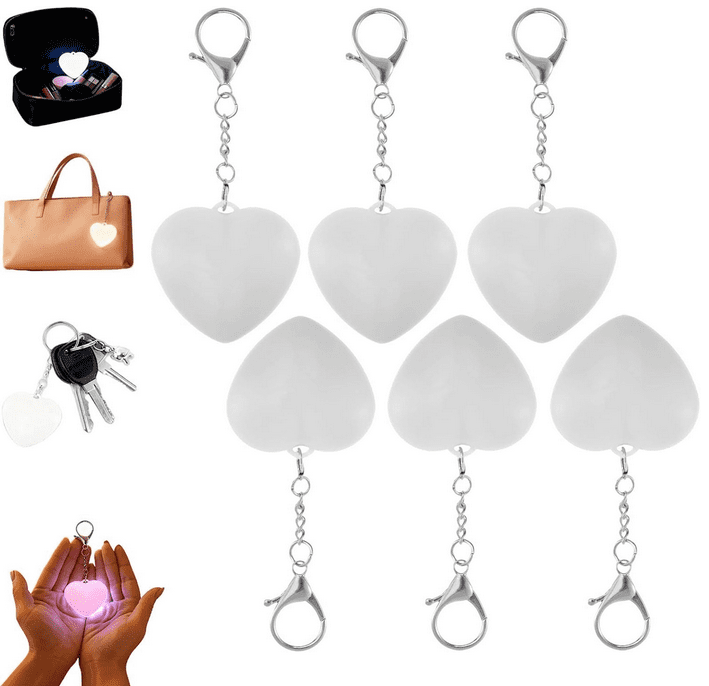 Love Wallet Tote Bag Touch Sensing Lights for Inside Purse, Heart ...