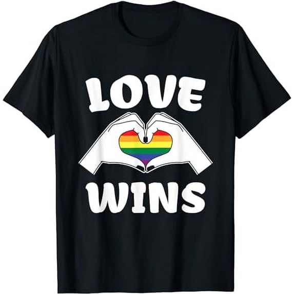Love Wins Gender Lgbt Pride Designs For Pride Fans T-Shirt - Walmart.com