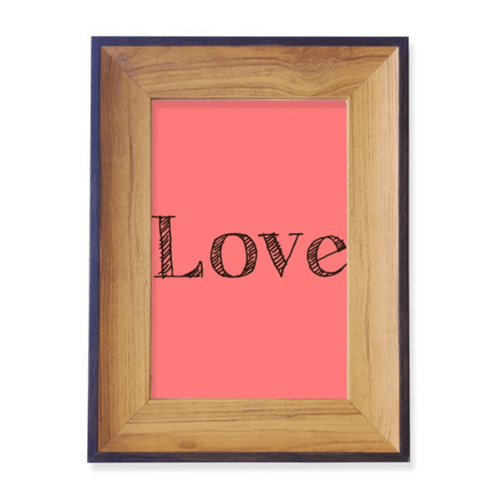 Love Word Inspirational Quote Valentine's Day Photo Frame Exhibition ...
