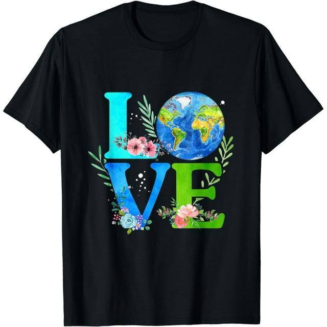 Love World Earth Day 2024 Environmental T-Shirt - Walmart.com