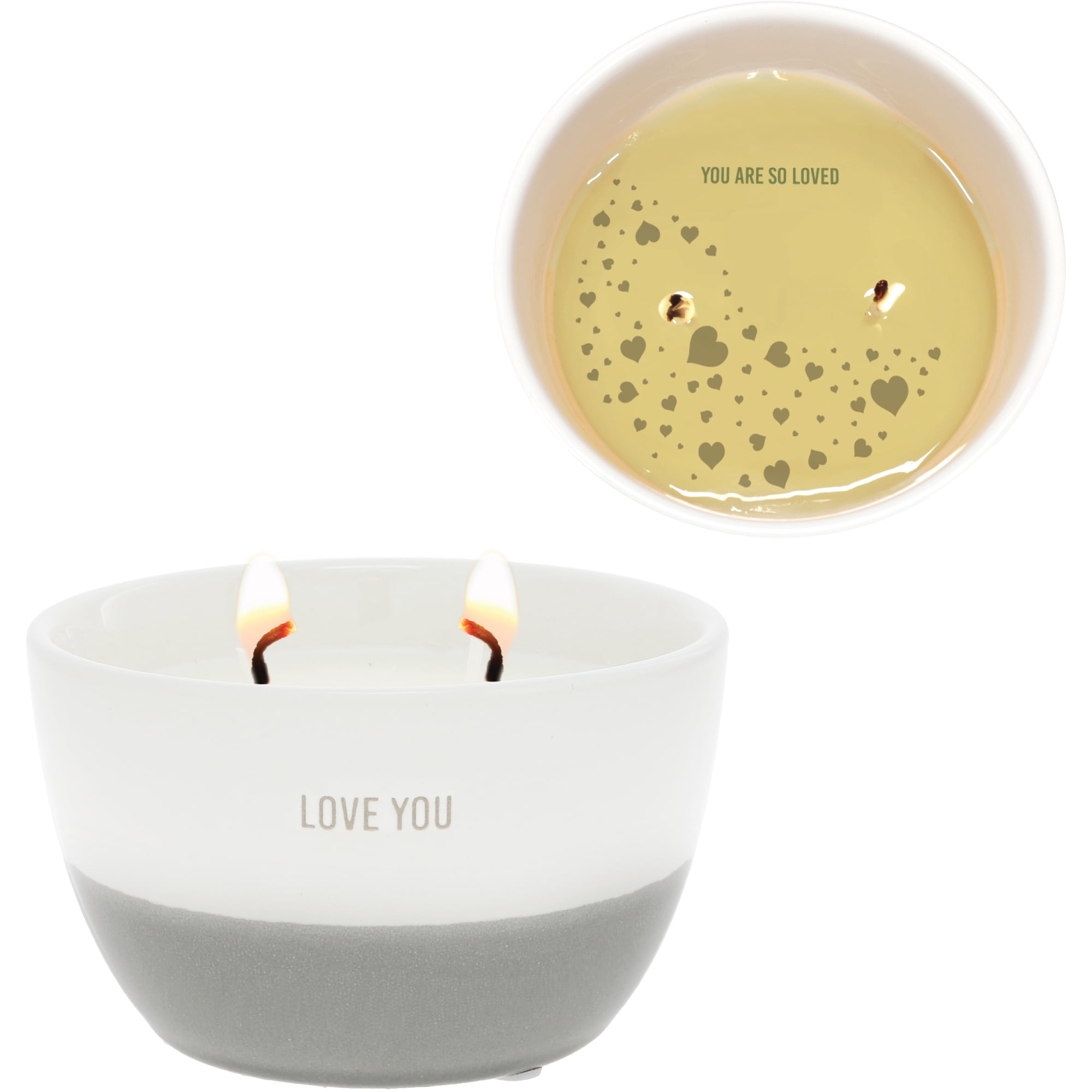Love You 11 oz - 100% Soy Wax Reveal Double Wick Candle Scent ...