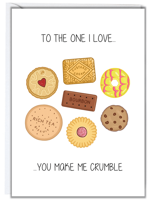 Love You Biscuit Card – Cute Cookie Design with Heartfelt Message ...