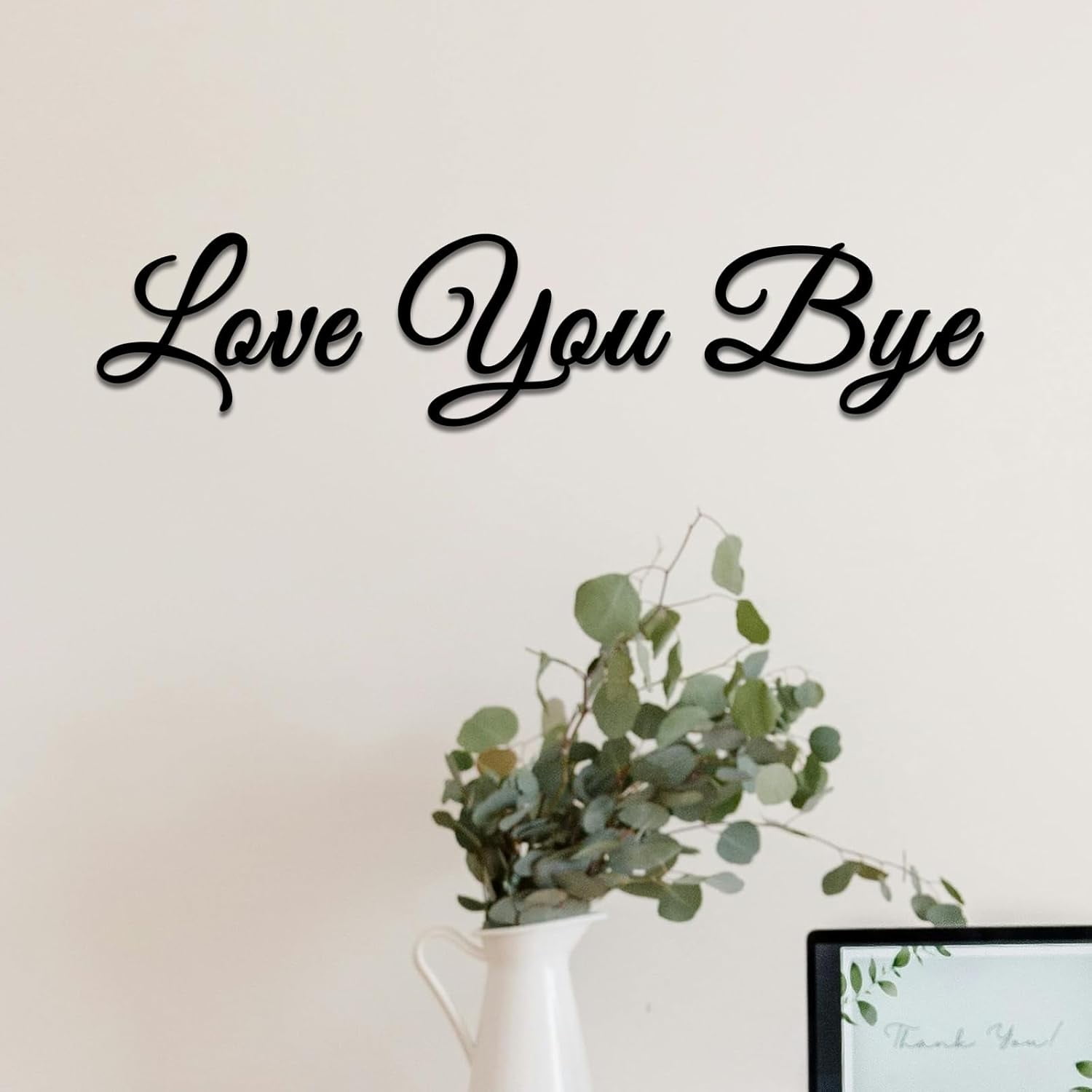 Love You Bye Sign Above Door,Love Sign with Door Frame Decor,Love ...