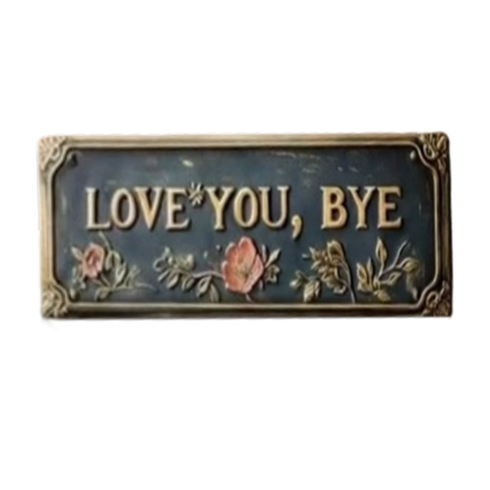 Love You Bye Street Sign Retro Funny Wall Decor Metal Tin Signs Fall ...