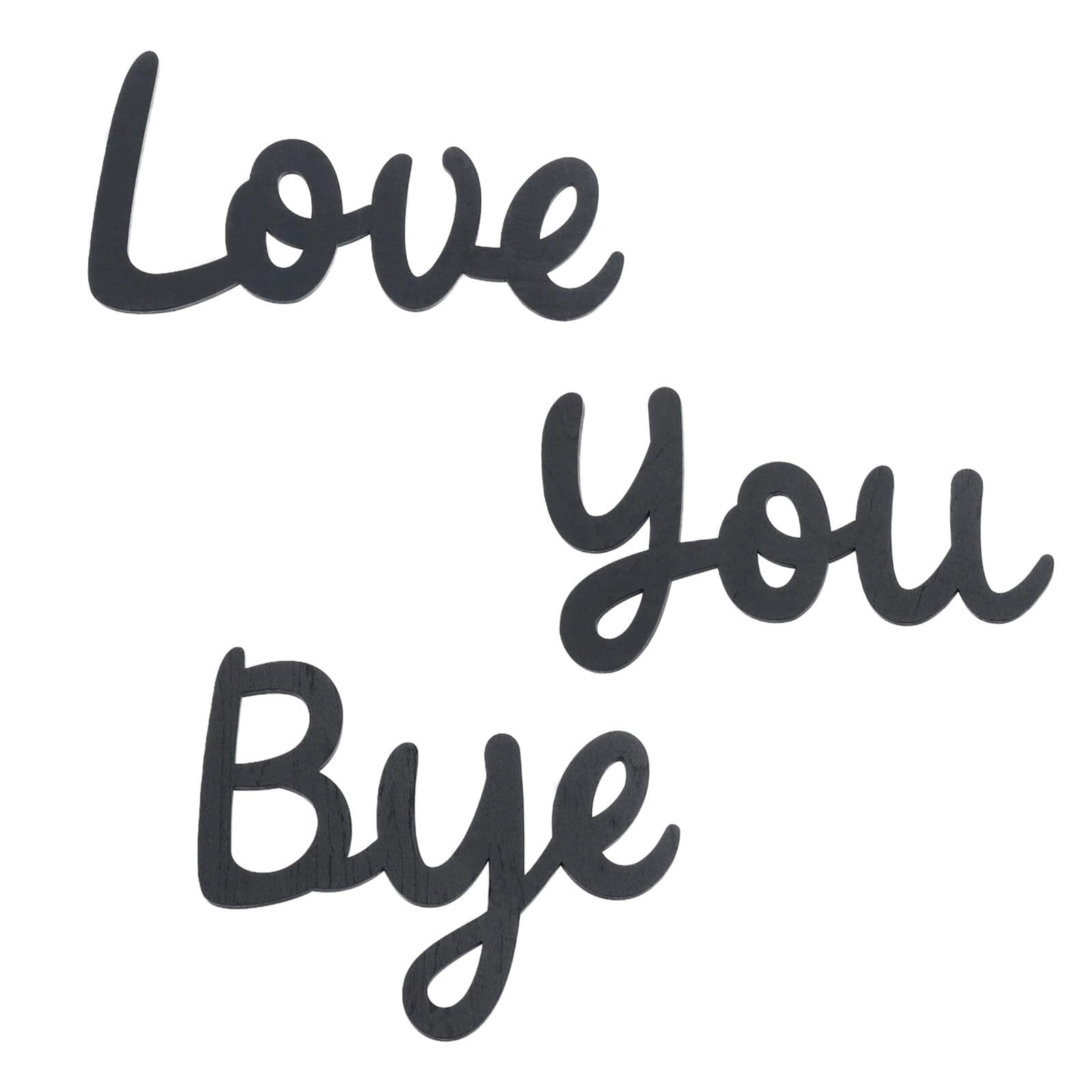 Love You Bye Wood Sign,Express Love and Warm for Your Family Lovers ...