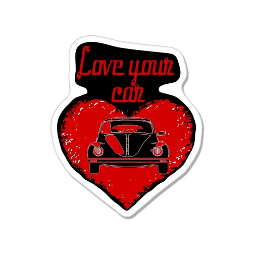 Love Your Car Sticker Decal Phone Decal Water Bottle Stickers Car ...
