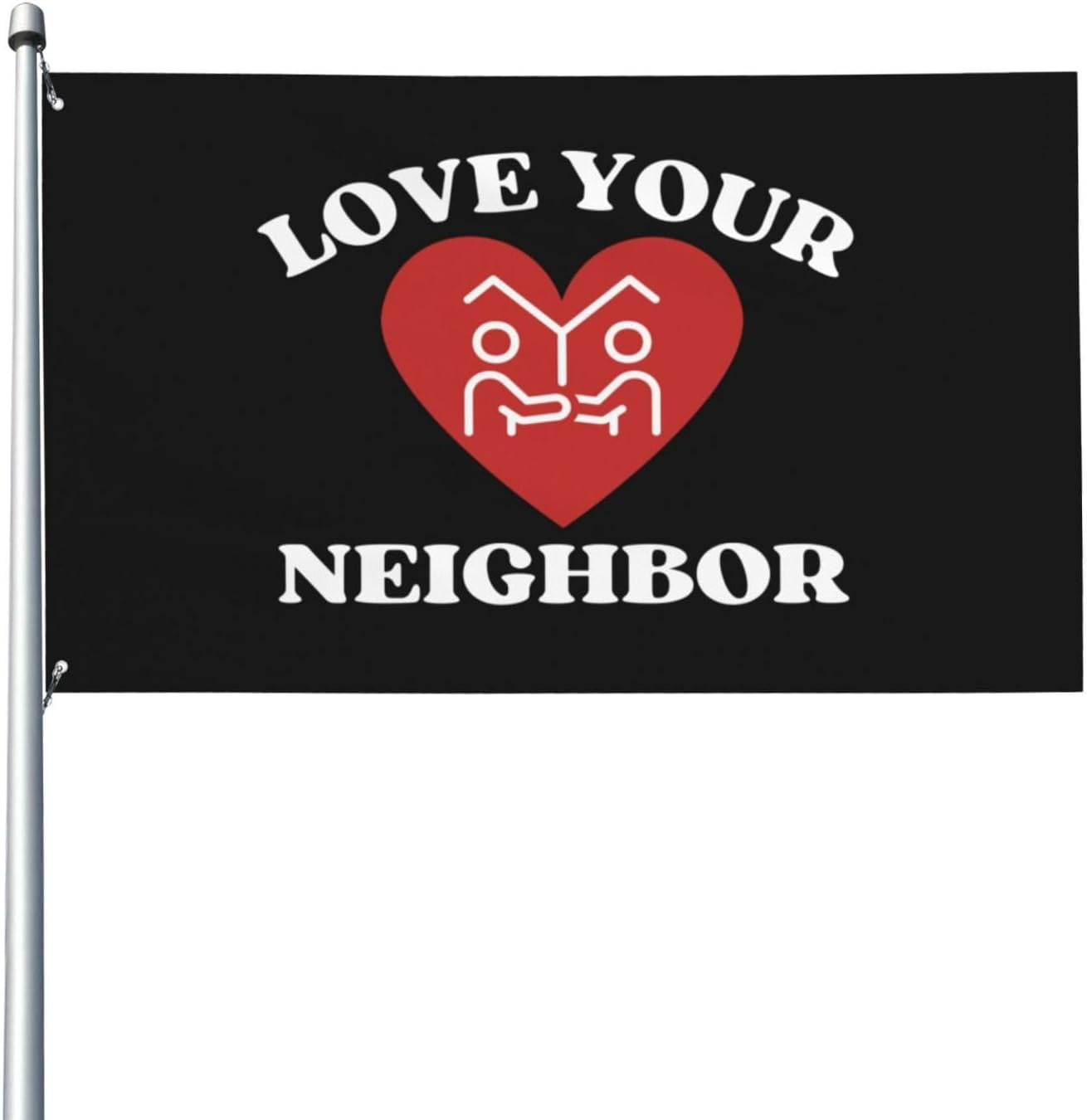Love Your Neighbor Flag 3x5 Best Thy Neighbor Flag 3x5 House Garden ...