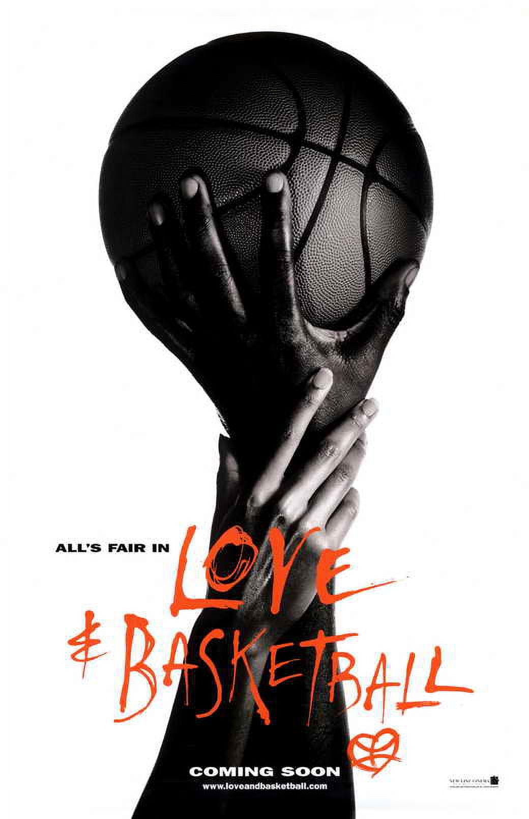 Love and Basketball Movie POSTER 11" x 17" Style B - Walmart.com
