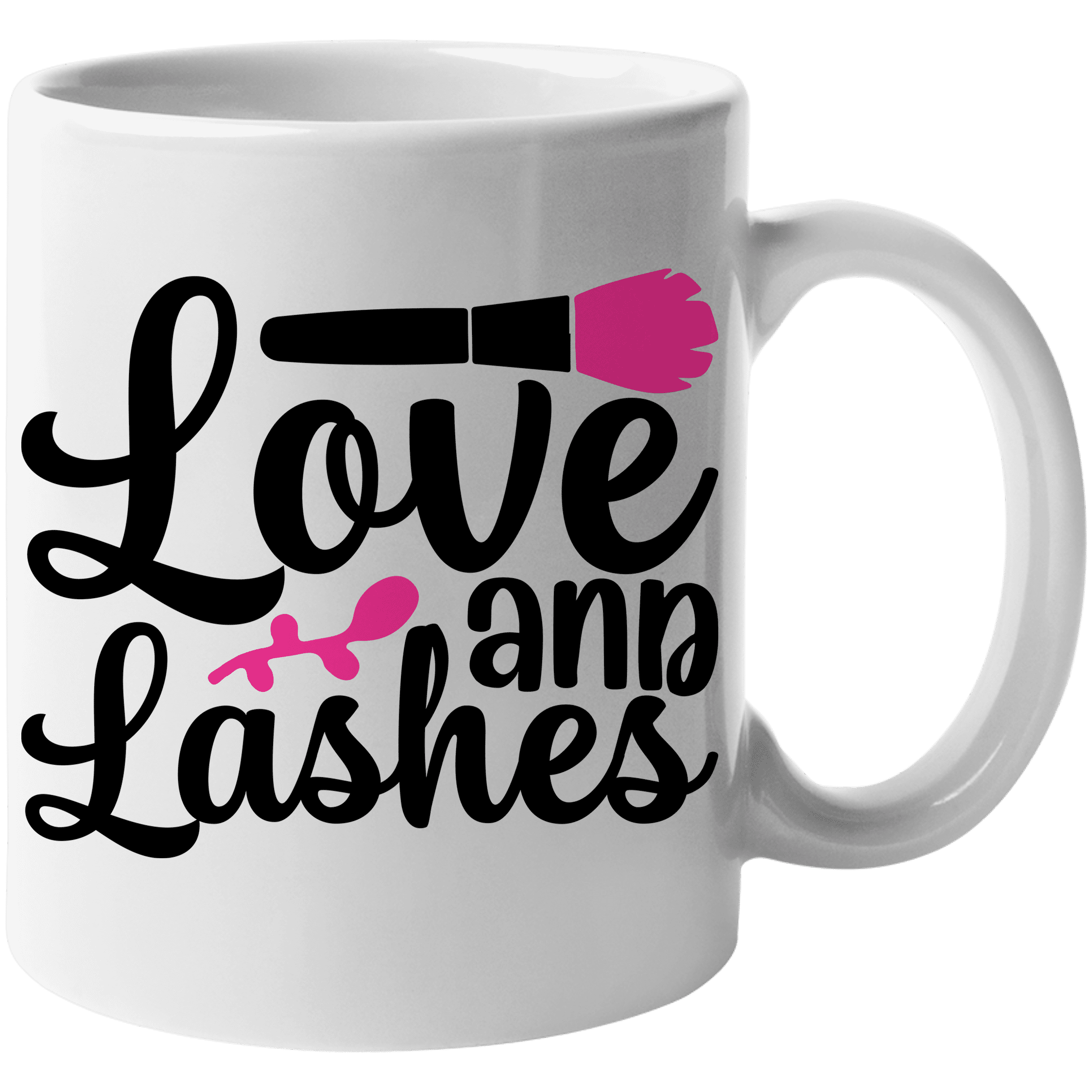Love and Lashes Quote - Beauty Themed Merch for Makeup Artist or ...