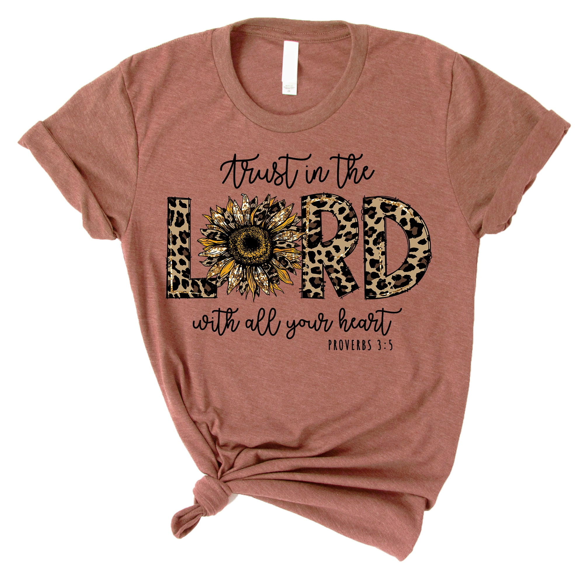 Love in Faith | Trust in Lord Tee | Women's Christian Shirts | Heather ...