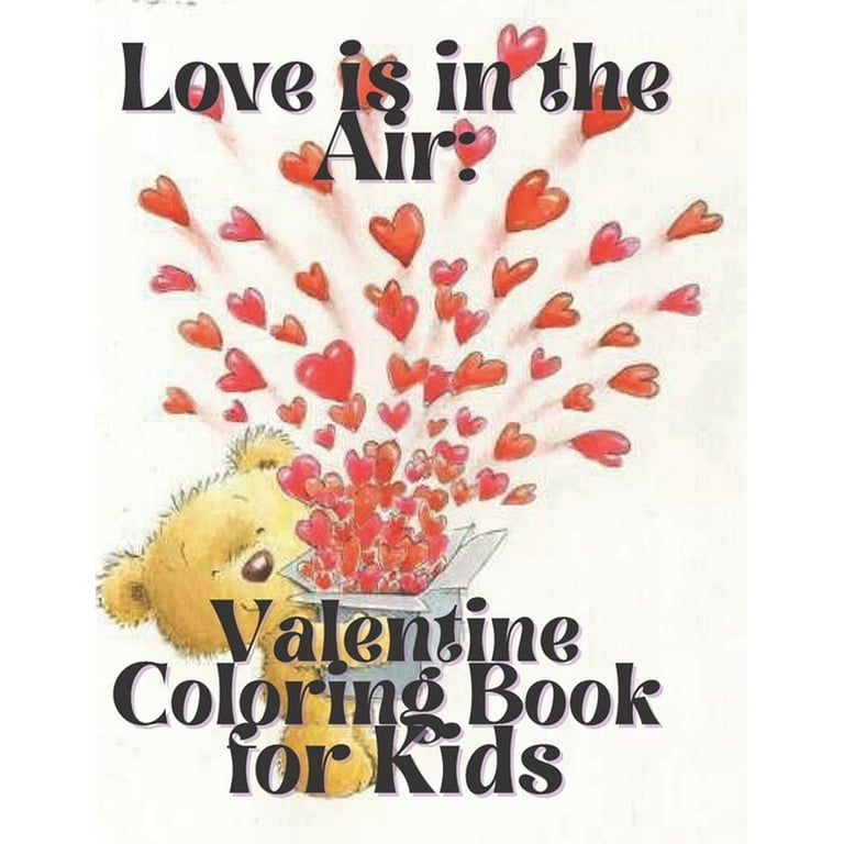 coloring book love is in the air