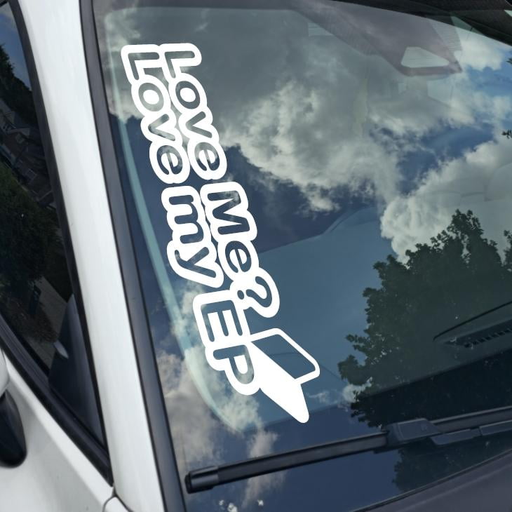 Love me? love my EP Vinyl Decal Sticker Bumper Window UV & Water ...