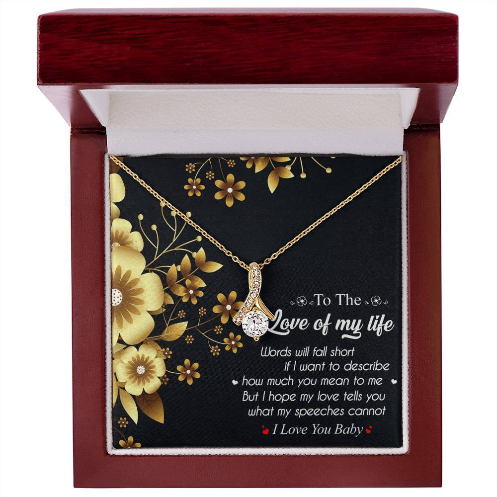 Love of Life, Alluring Beauty Necklace, 14k White Gold/ 18k Yellow Gold ...