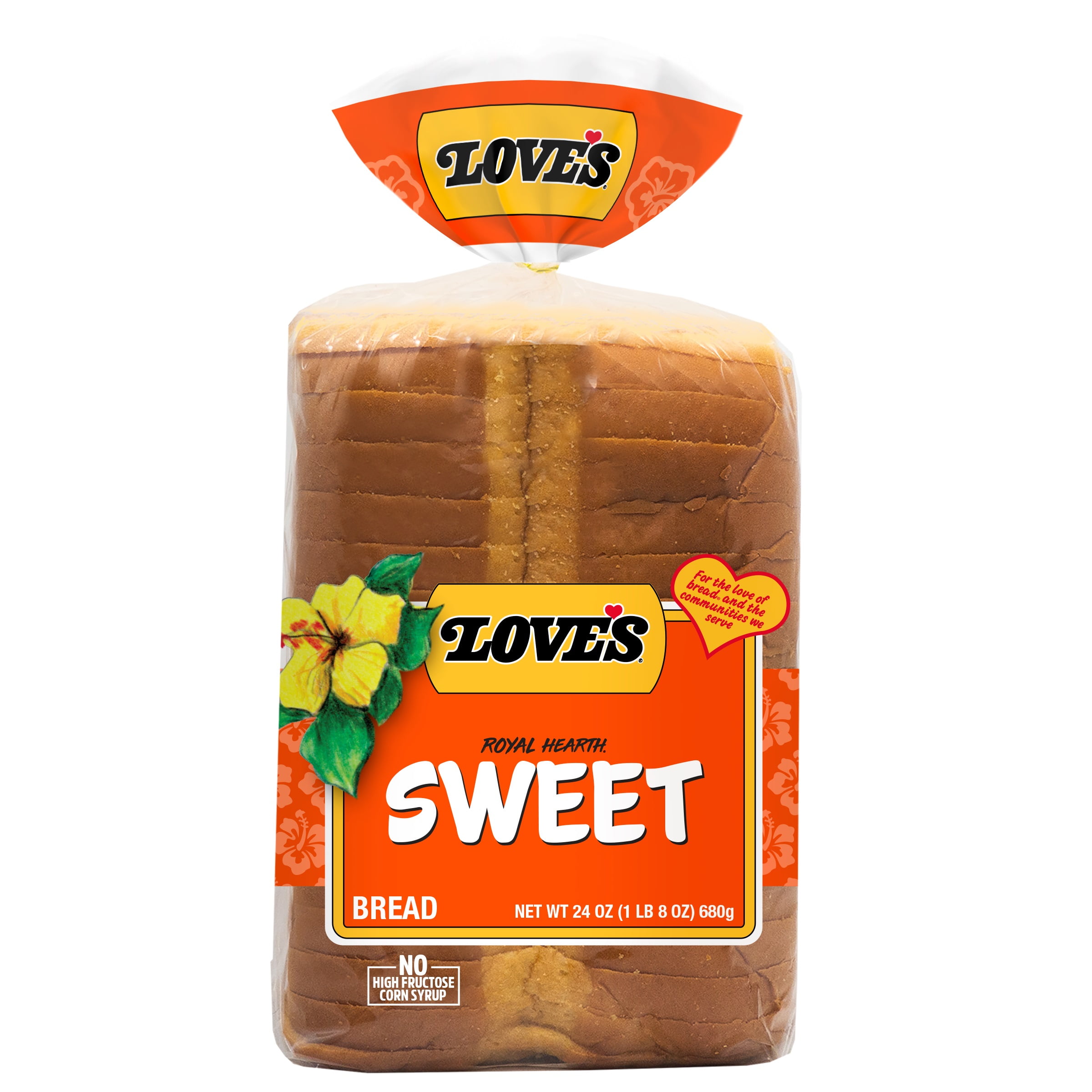 Love's Regular Hawaiian Sweet Bread 24 Ounce - Walmart.com