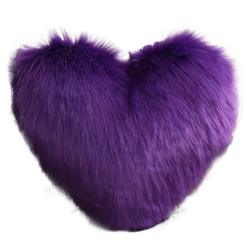 Love-shaped pillow and Fur-like heart-shaped pillow is necessary for ...