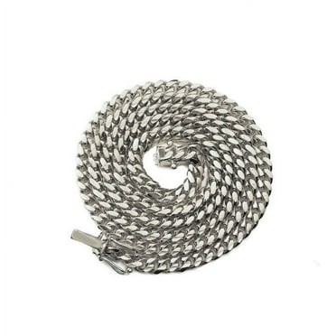 10K 5mm Solid Miami Cuban Chain - Walmart.com