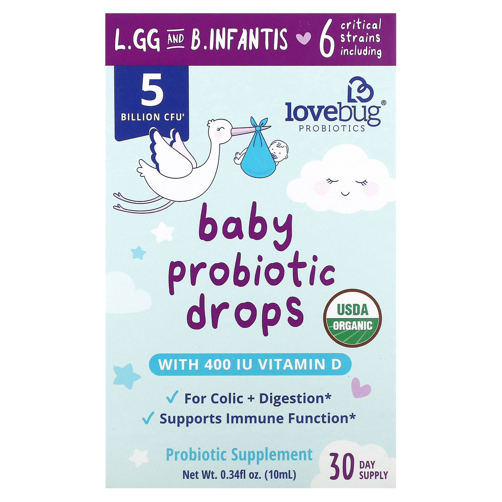 Gerber Good Start Soothe Comforting Probiotic Drops Dietary Supplement ...