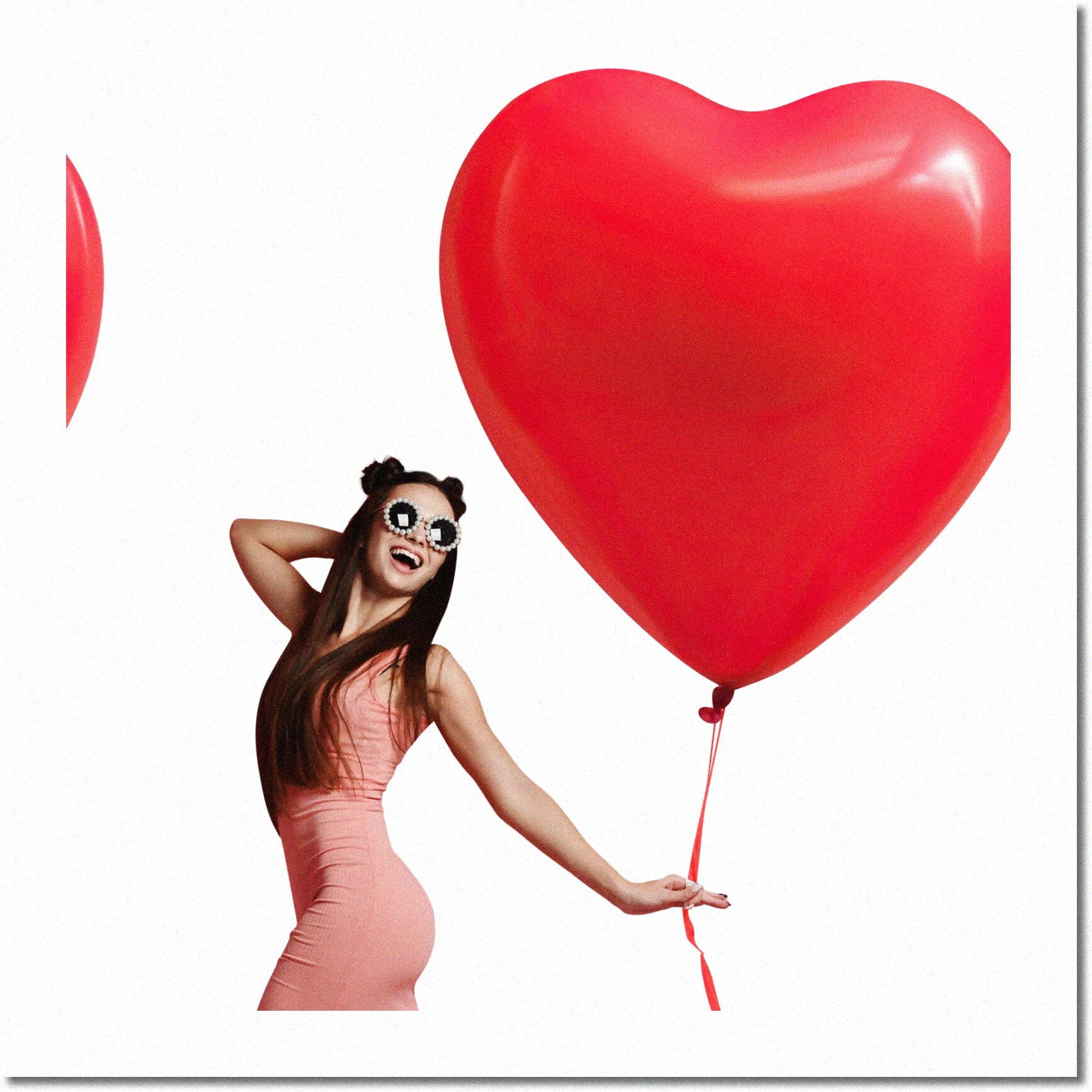 LoveFest Heart Balloon Set - 12 Pcs 36 Inch Romantic Latex Balloons for ...