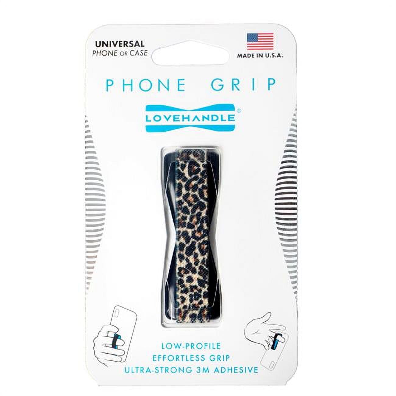 LoveHandle Universal Cell Holder Back Phone Grip Leopard - Walmart.com