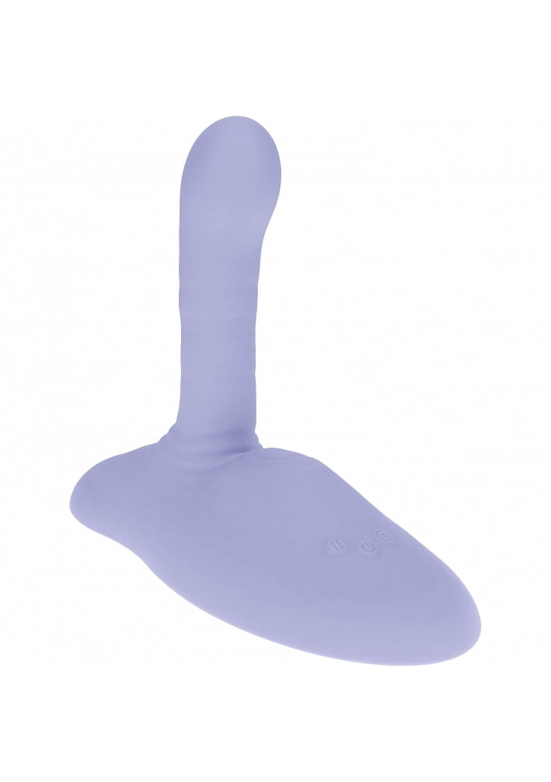 LoveLine Satisfaction Grinder Adjustable Thrusting Pulse Wave G-Spot Vibrator, Purple - Walmart.com
