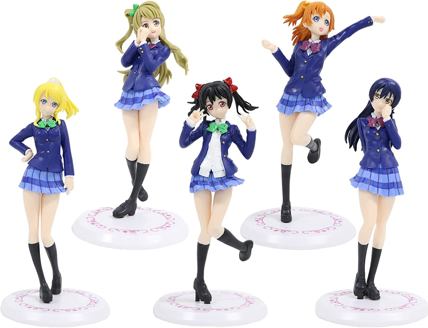 LoveLive! Figure Kotori Minami White Day Figure Set of 5 - Walmart.com