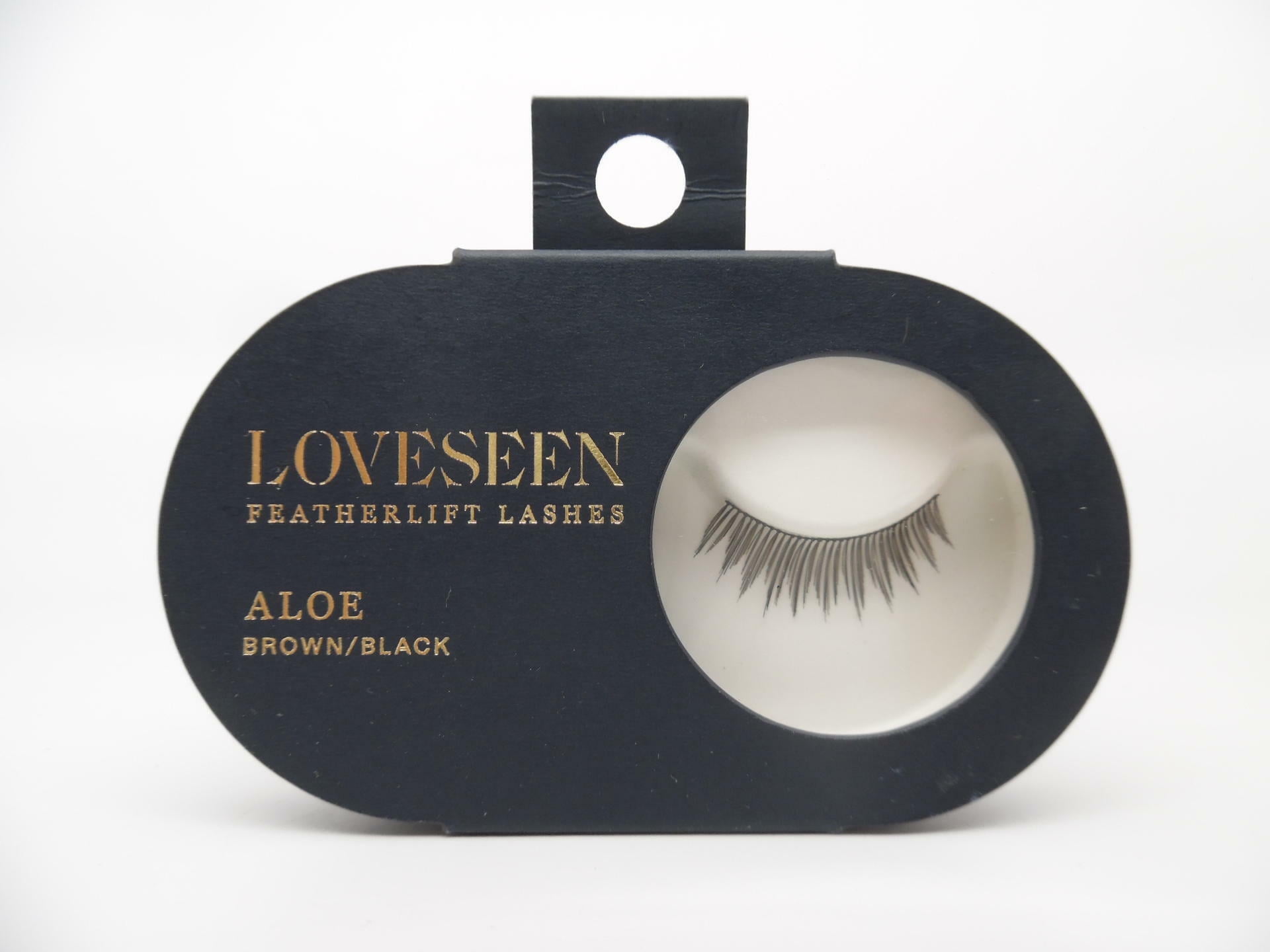 LoveSeen Featherlift ALOE Self-Adhesive False Eyelashes - Brown/Black - 1 Pair - Walmart.com