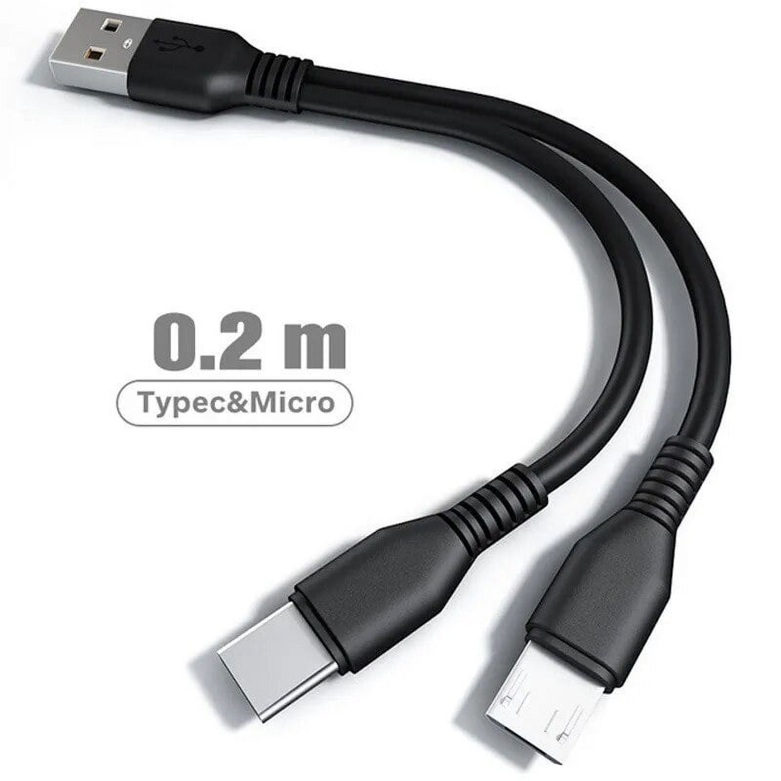 Lovebay 2 in 1 USB Type C Micro USB C Cable Mobile Phone Fast Charging ...
