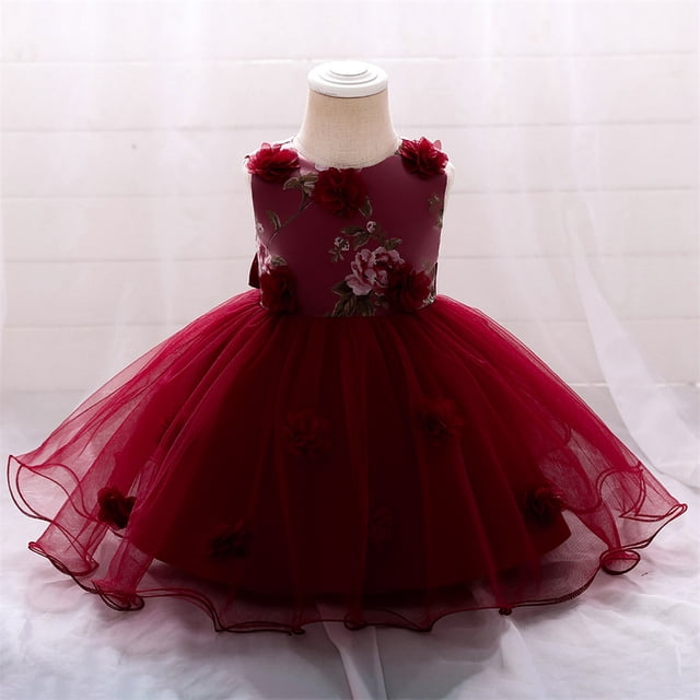 Lovebay 3-24M Infant Newborn Baby Girl Princess Dress Birthday Party ...