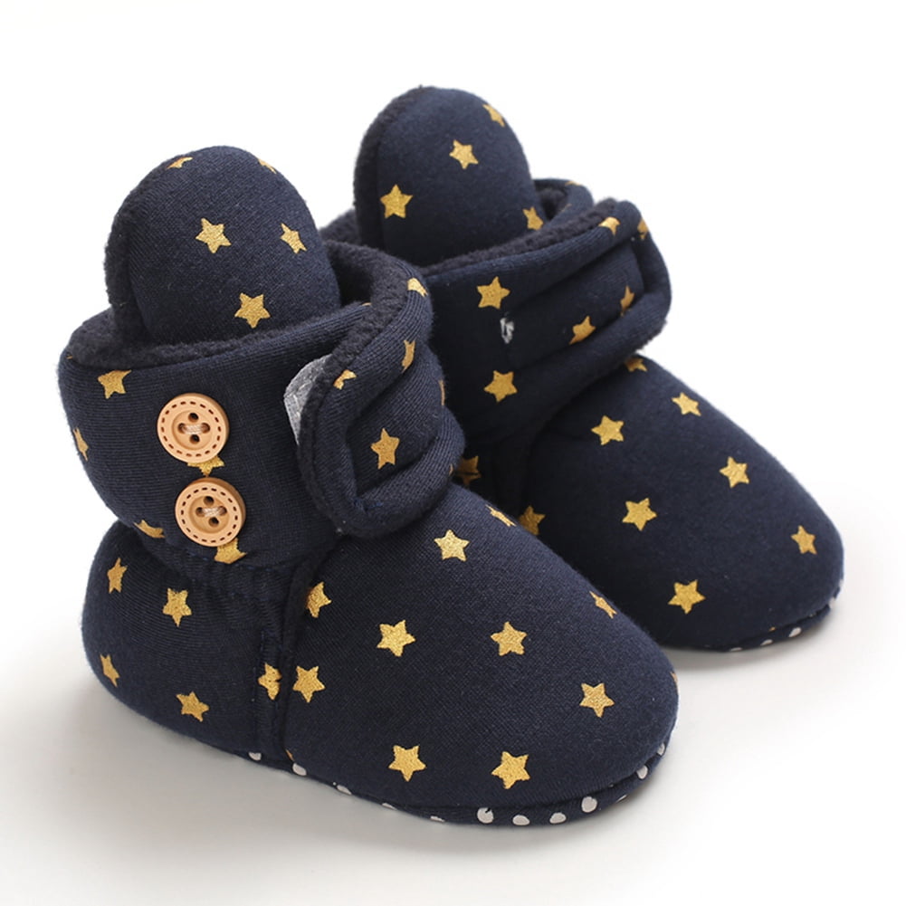 Lovebay Infant Baby Boy Girl Cozy Fleece Bootie Newborn Stay On Slipper ...