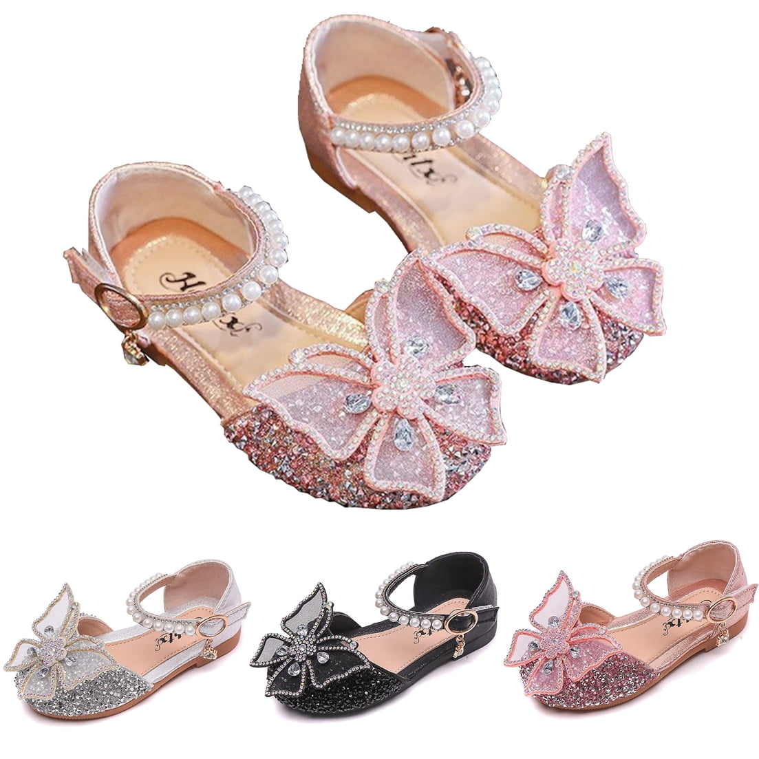Lovebay Infant Baby Girls Shoes Non-Slip Bowknot Princess Dress Mary ...