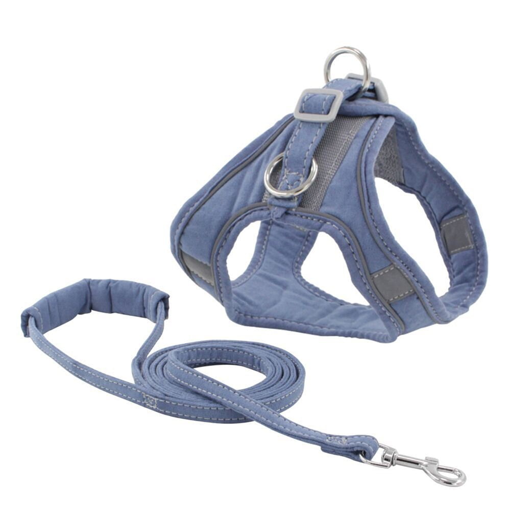 Lovebay Pet Traction Rope+ Reflective Chest Harness Vest Set for Dog ...