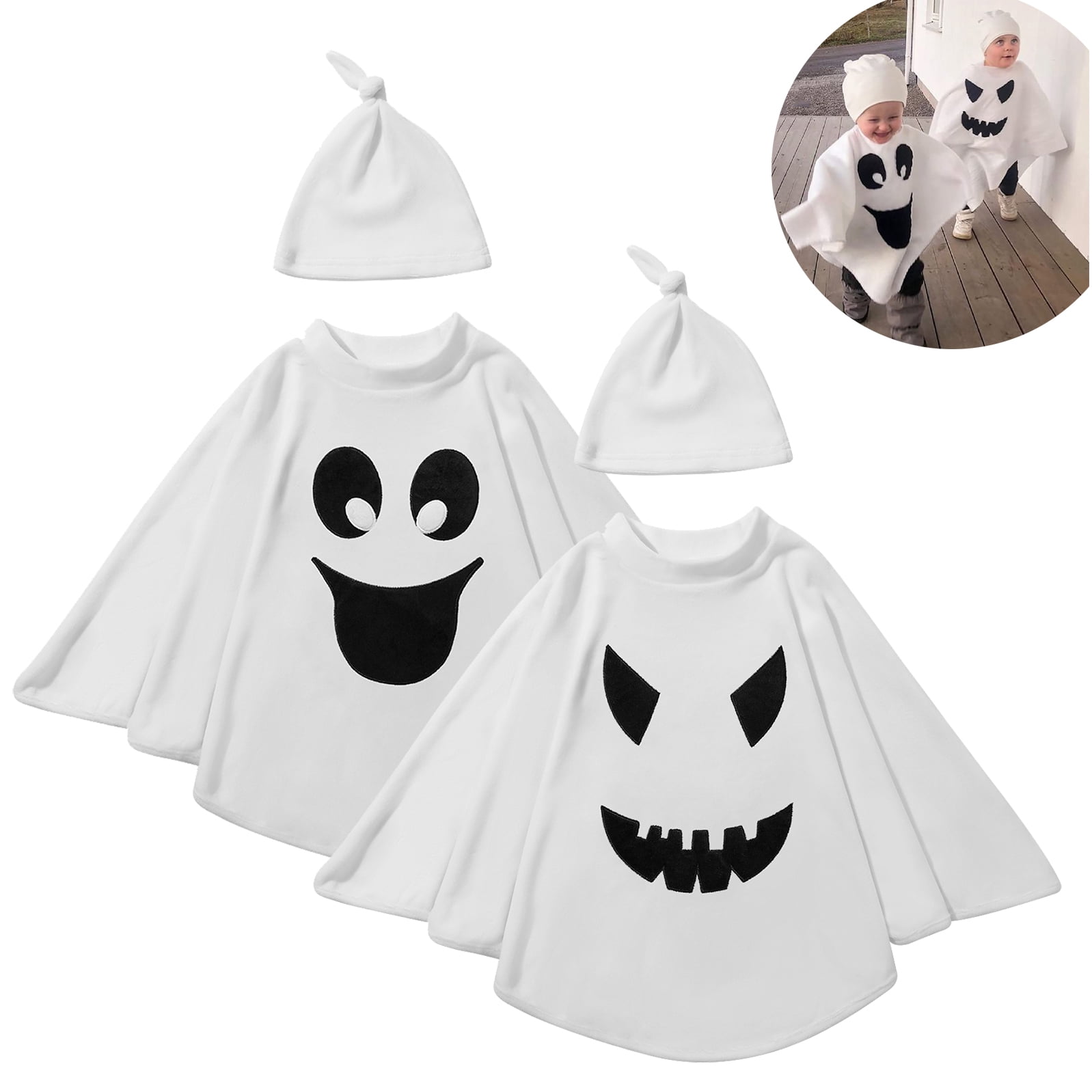 Lovebay Infant Kids Halloween Costume, Unisex White Ghost Cape Cloak ...