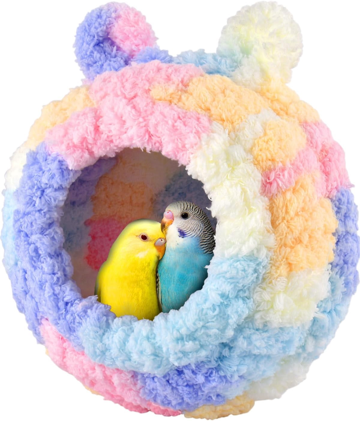 Lovebird Nest, Bird Breeding Bed Parrot Snuggle Hut Conure House for ...