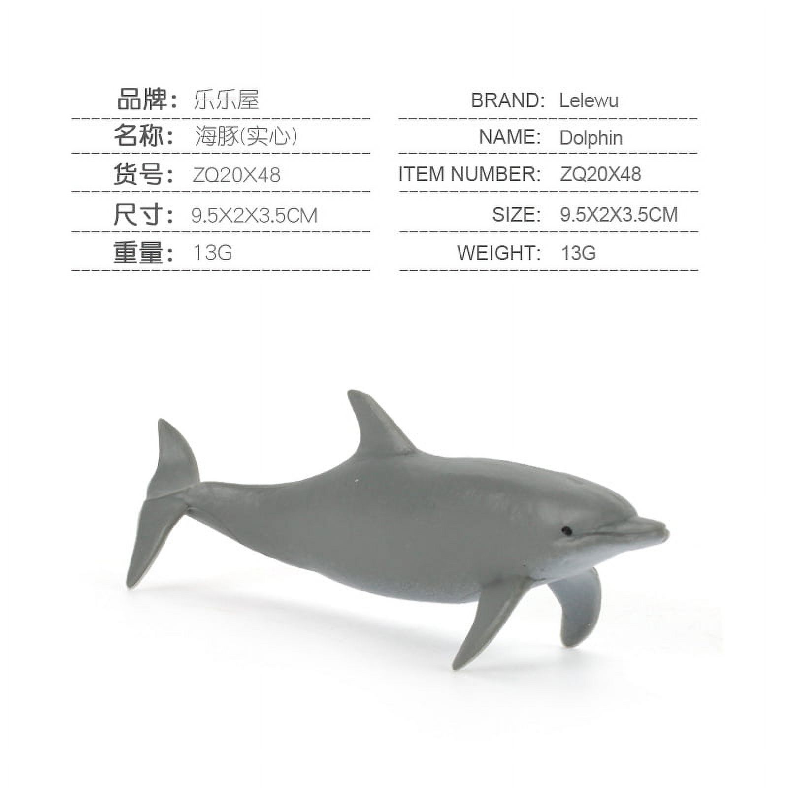 Lovebuy Mini Sea Animal Action Figure Dolphin Shark Whale Turtle Marine ...