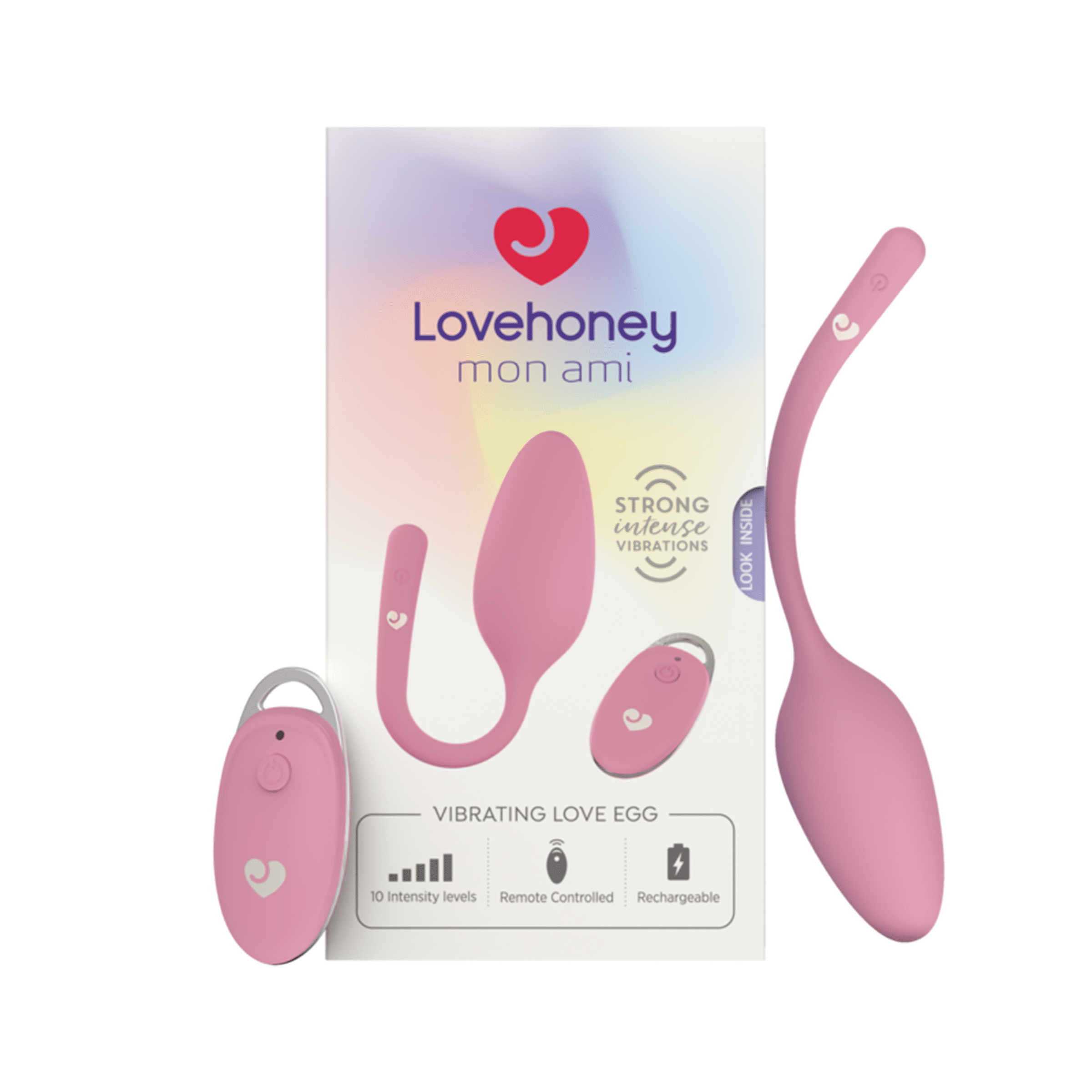 Lovehoney Mon Ami Vibrating Love Egg, Pink - Walmart.com