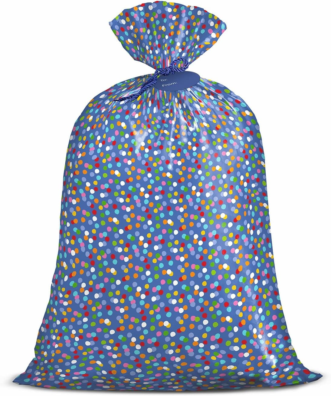 Loveinside BIG Jumbo Plastic Gift Bag, 56" x 36", Birthday Design with ...