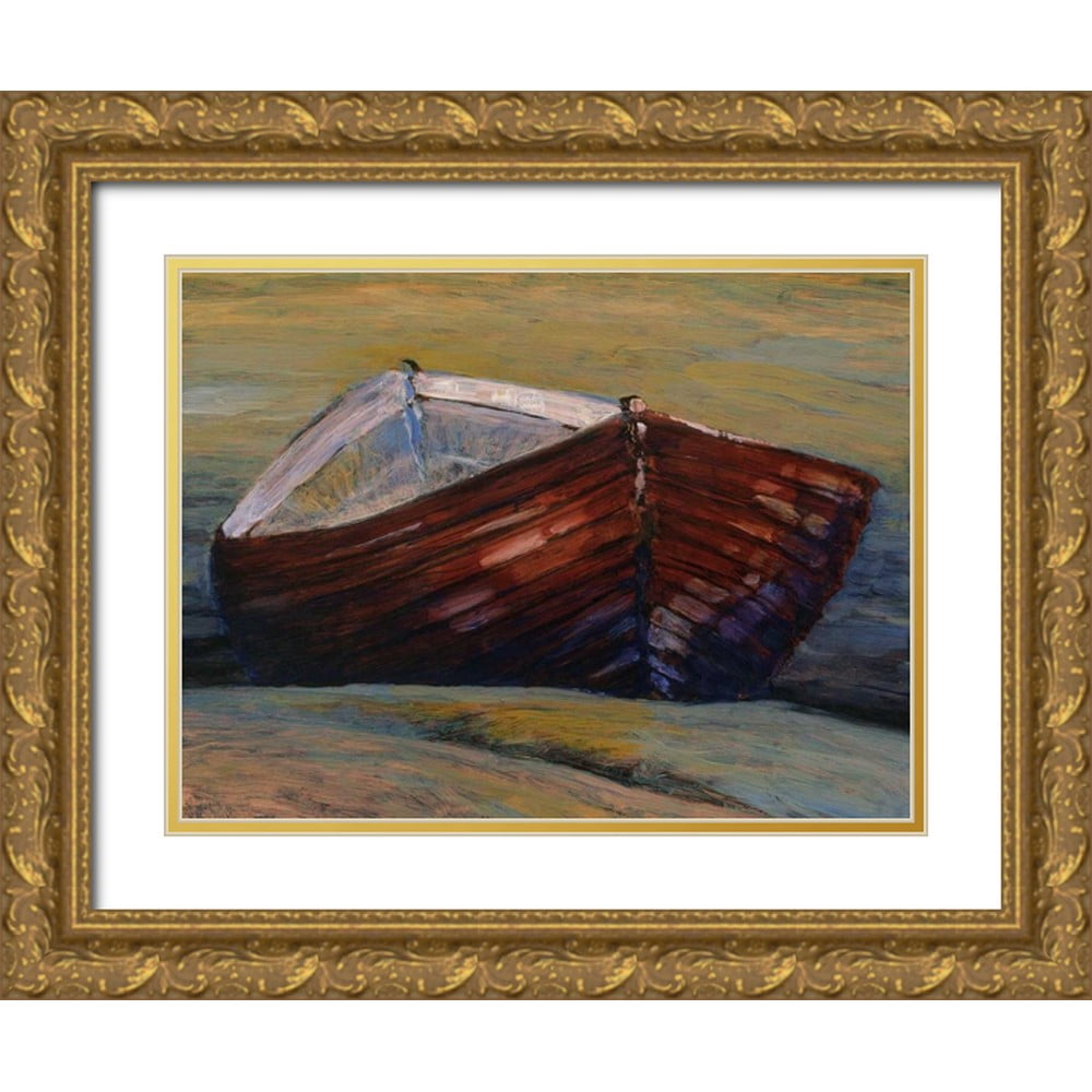Lovelace, Kent 18x15 Gold Ornate Wood Framed with Double Matting Museum ...